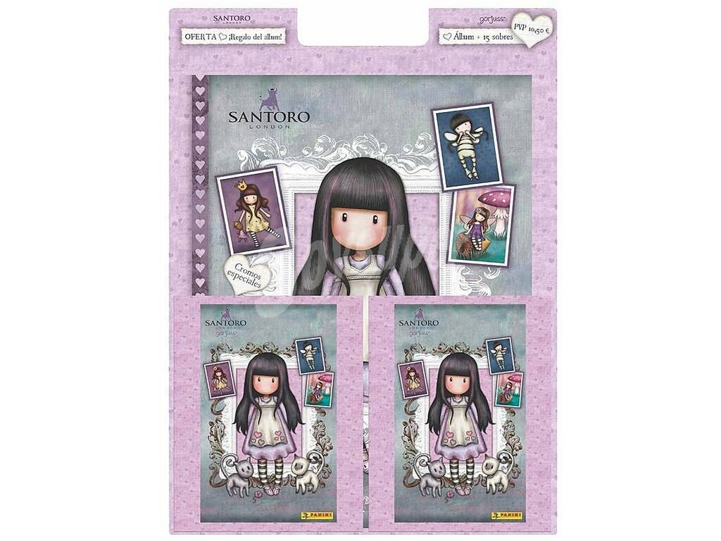 Santoro London Gorjuss Pack Sticker Álbum y 15 Sobres Panini ...