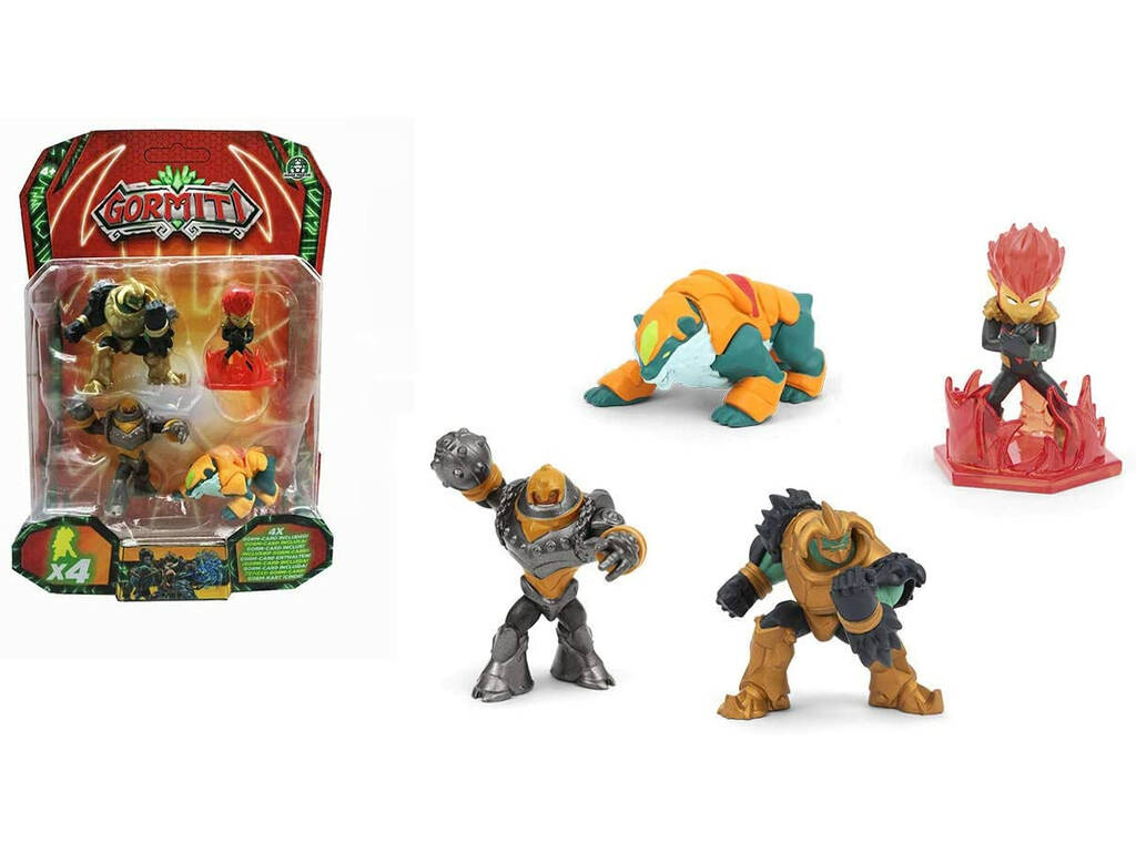 Acheter Gormiti Série Pack 4 Figurines 5 cm. Famosa GRE19000 ...