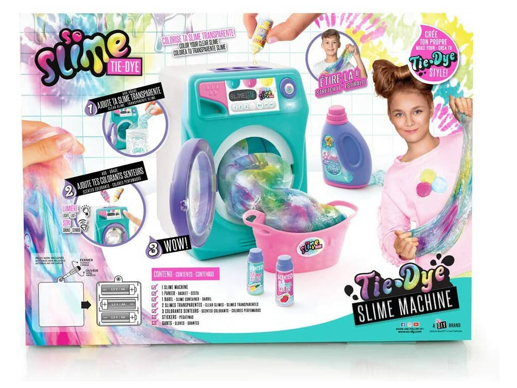 So Slime Tie Dye Slime Machine Waschmaschine Canal Toys SSC134 ...