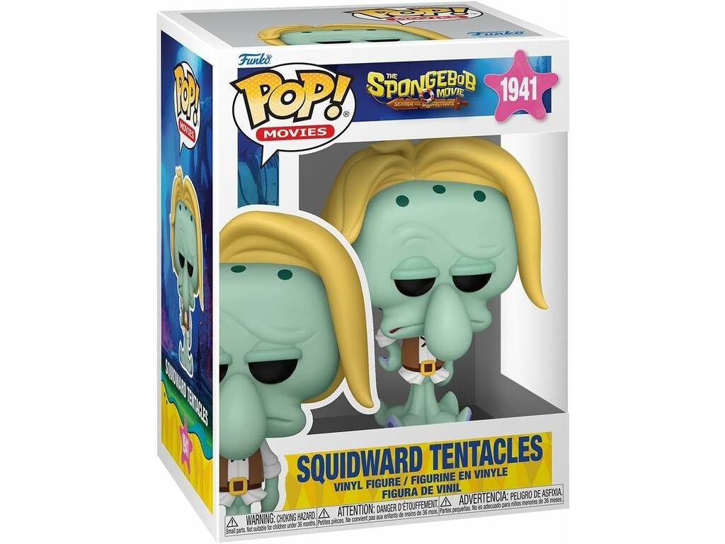 Funko Pop Movies Bob Esponja Movie Figura Calamardo Pirata | Juguetilandia