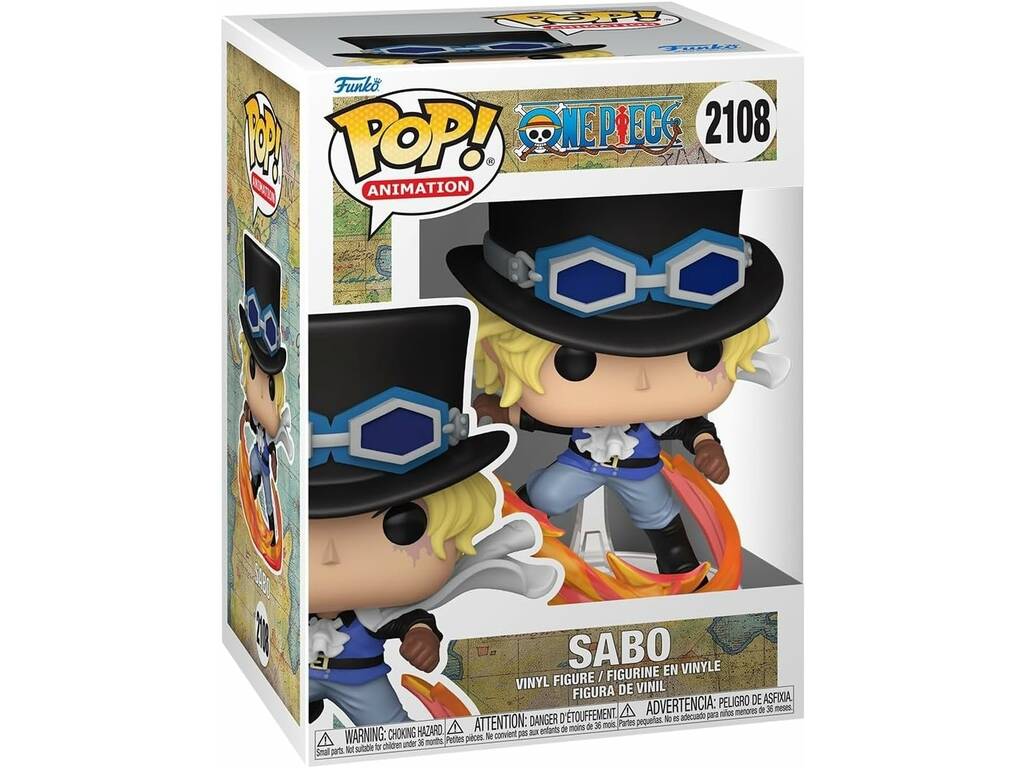 Funko Pop Animation One Piece Figura Sabo | Juguetilandia