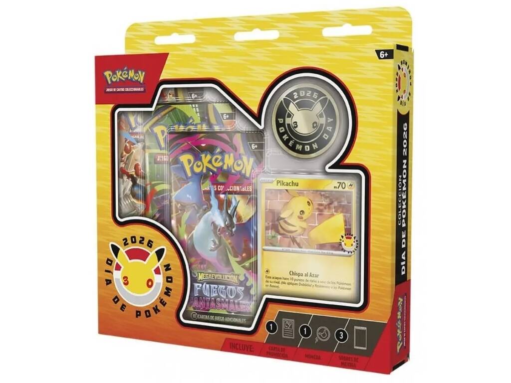 Pokémon TCG Pack Colección Día Pokémon 2026 | Juguetilandia